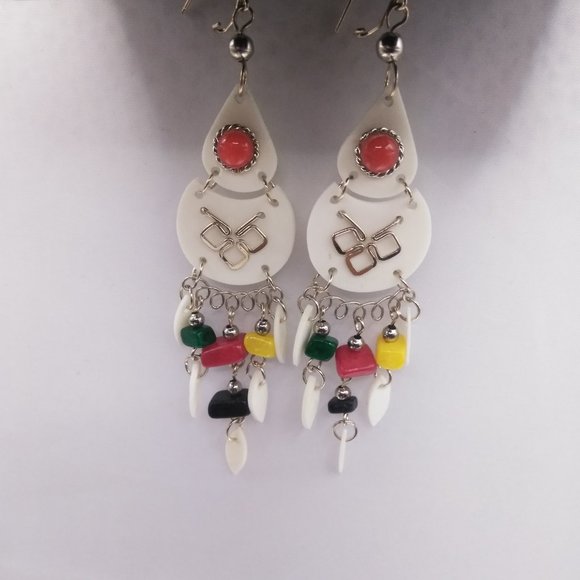 Jewelry | Peruvian Earrings In Alpaca And Natural Stone Andean ...
